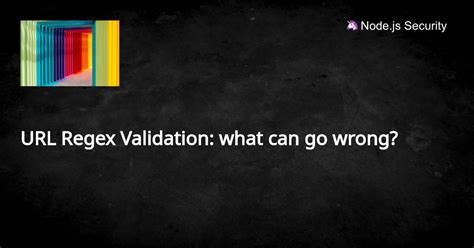 Liran Tal On Linkedin Url Regex Validation What Can Go Wrong