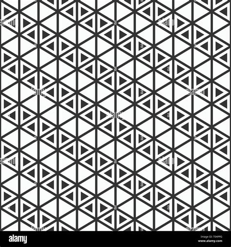 Vector Seamless Pattern Of Triangles Modern Stylish Texture Repeating Geometric Triangle Tiles