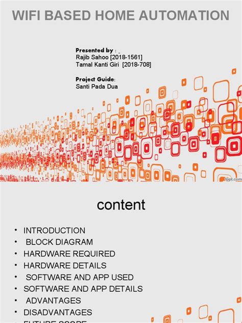 wifi based home automation presented by download free pdf android