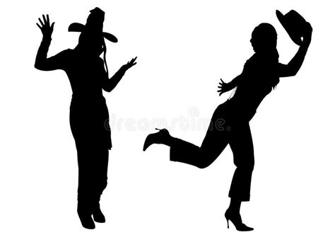 Girls Silhouettes 05 Stock Vector Illustration Of Young 2044714
