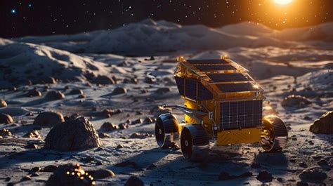Robotic Dark Matter Detector Array Assembly On Futuristic Lunar