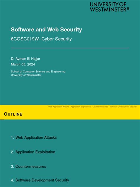 software and web security pdf networking internet and web