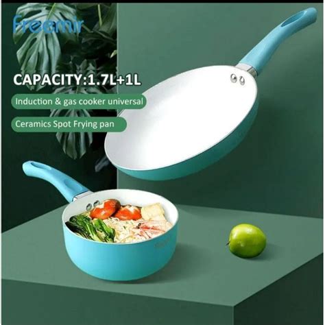 Jual Freemir Teflon Set 1 Panci 1 Teflon Double Bottom Teflon Anti Lengket Shopee Indonesia