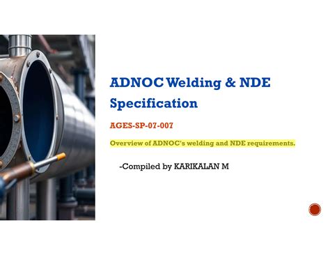 Adnoc Welding And Nde Specification Requirement Pdf
