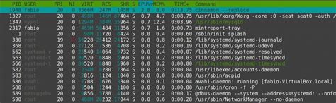 Monitoramento De Processos No Linux Com Comando Htop Bóson Treinamentos Em Ciência E Tecnologia