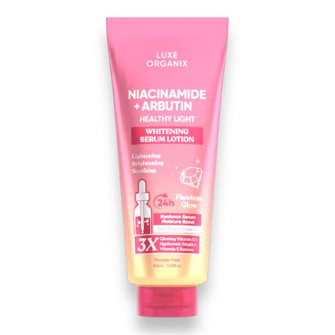 Luxe Organix Niacinamide Alpha Arbutin Whitening Serum Lotion 350m