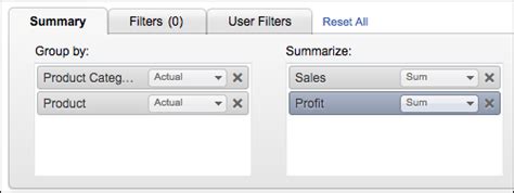 creating summary view zoho analytics on premise