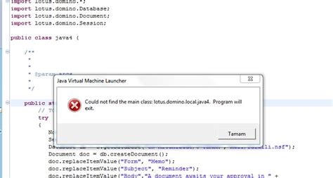 Solved I Want To Write A Java Agent In Domino Designer But It Gets The