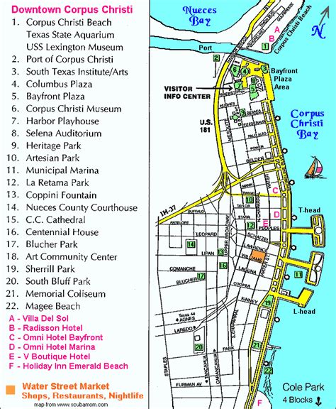 Map Of Corpus Christi Streets