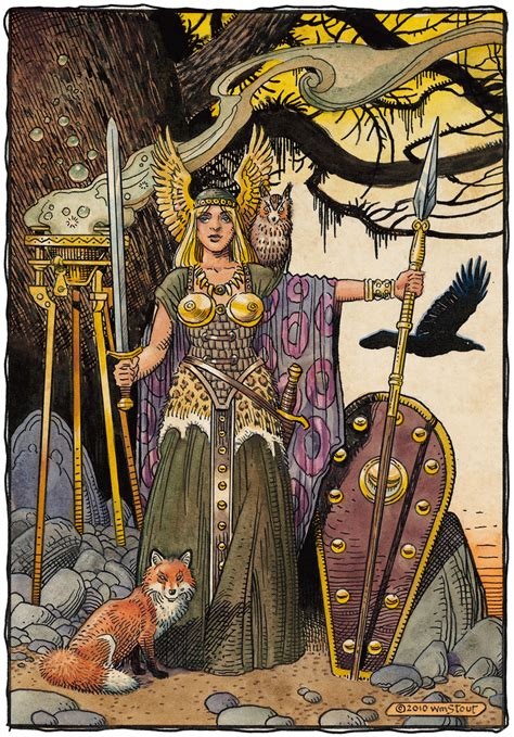 Brunhilde American Legacy Fine Arts Mythology Art Nordic Art