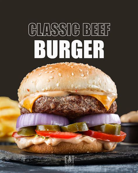 Eatandrepeat The Mighty Classy Beef Burger A Fusion Of