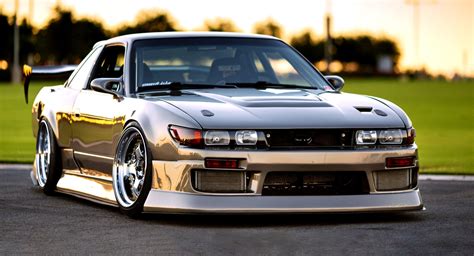 Nissan 240sx S13 Coupe Silvia Modifizierte Blaue Nissan Silvia