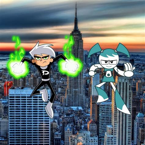 Danny Phantom And Jenny Wakeman Gravity Falls Fan Art Nicktoons