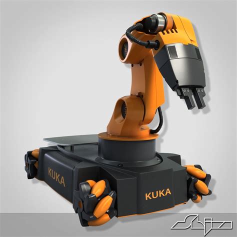 mobile robot arm youbot 3d model 149 3ds fbx obj max free3d