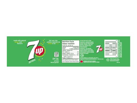 Natural Ingredient 7 Up Label