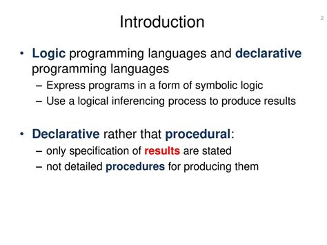 Logic Programming & Prolog - ppt download