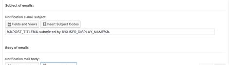 how to use custom placeholders in forms notifications toolset