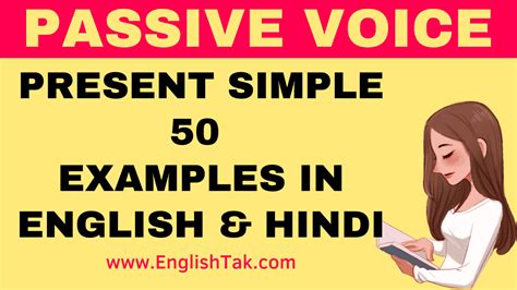 Passive Of Present Indefinite Tense Passive Voice Examples