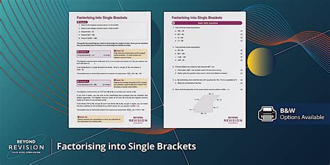 👉 Factorising Into Single Brackets Teacher Made 👉 Factorising Into Single Brackets Teacher Made