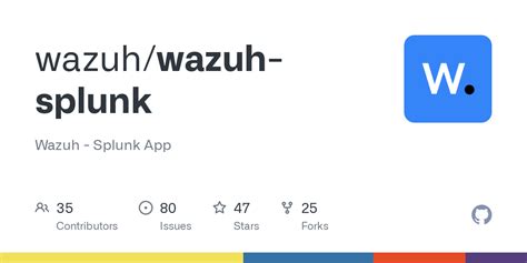 GitHub Wazuh Wazuh Splunk Wazuh Splunk App