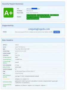 Configure Security Headers In Nginx Apache Server