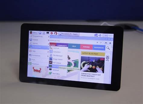 Raspberry Pi Becomes A Tablet With The Aid Of A Touchscreen Accessory Tablet News