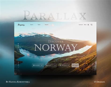 Parallax Effect Tourist Service Behance Parallax Effect Tourist Service Behance