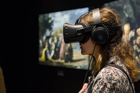 Integrating Virtual Reality Experiences Into Exhib Generative Ai Premium Ai Generated Image