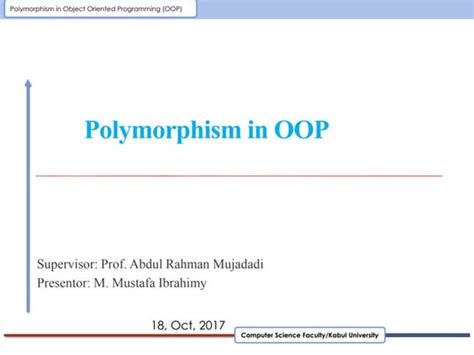 Object Oriented Programming Ppt