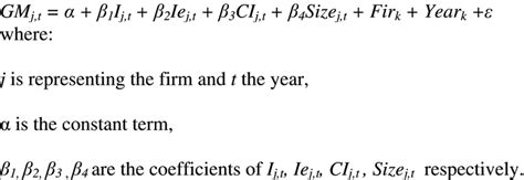 Variables Of The Model Download Table