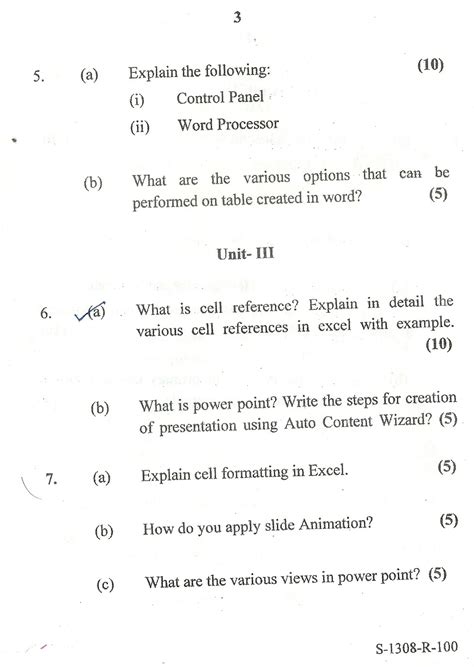 Bca Previous Year Question Papers