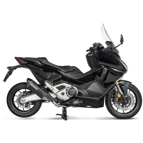 Silencieux Akrapovic Slip On Titane Laqué Noir Homologué Honda 750