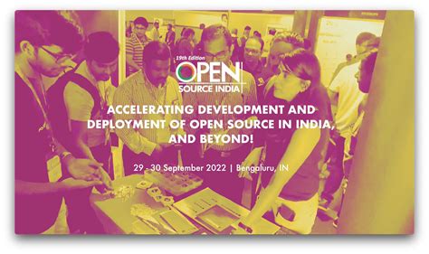 Announced Open Source India 2022 By Dilin Anand Medium