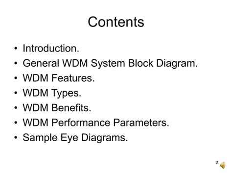 Wdm Benefits And Performance Parameters Ppt Computer Networking Computing