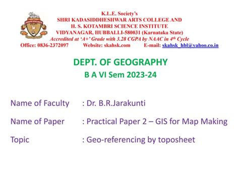 Geo Referencing Pptx