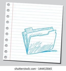 Folders Sketch Stock Photos Images Shutterstock