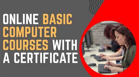 Online Basic Computer Courses With A Certificate