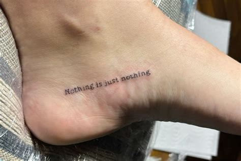 Tattoo Nothing Is Just Nothing
