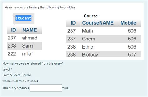 solved assume you are having the following two tables