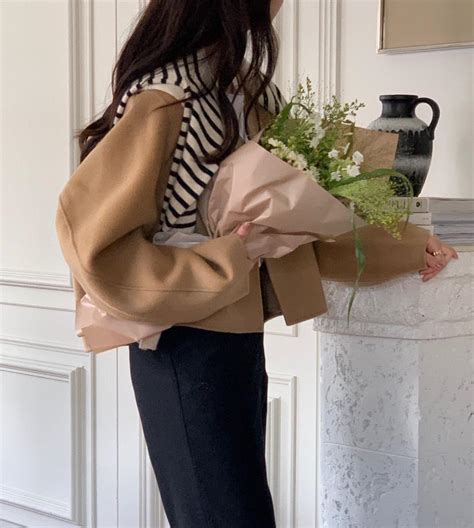 버터프레즐마켓 어반 노카라 숏 핸드메이드 코트 2color