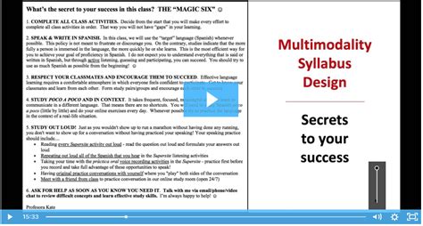 You Can Be In Two Places At One Time Dual Modality Teaching And