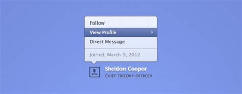 Animated Profile Popover Interface Css Free Vector Freeimages