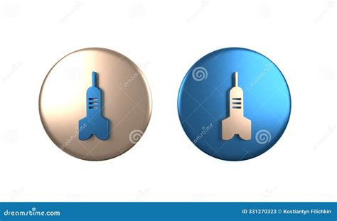 Colorful Dart Arrow Icon Isolated On White Background Circle Button Stock Illustration