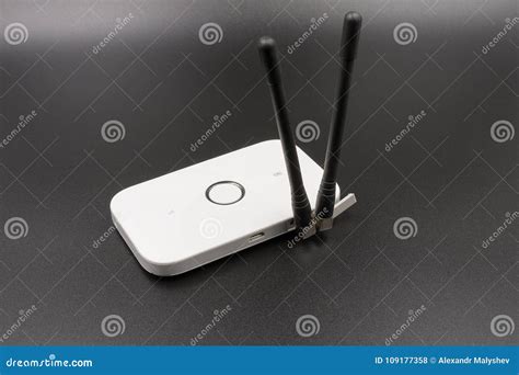 Wi Fi Portable Router Stock Photo Image Of Router