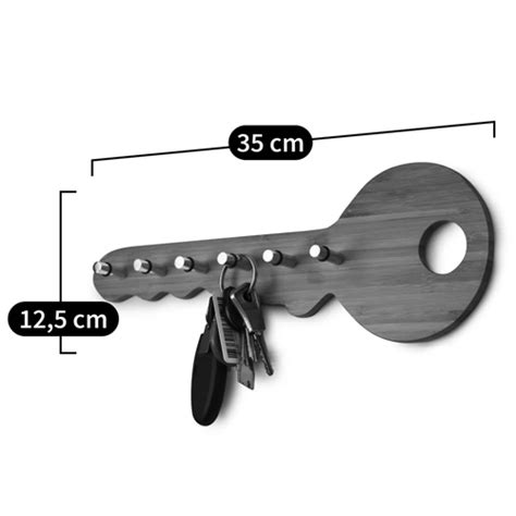 Настенная деревянная вешалка ключница в виде ключа Wooden Key Key Holder по цене 2 800 руб