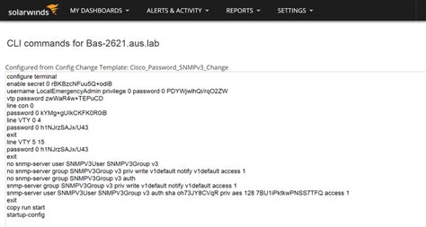 Solarwinds Network Configuration Manager
