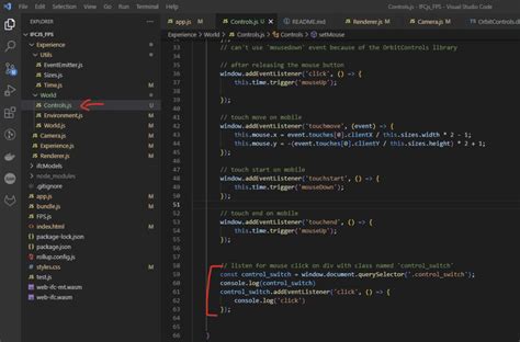 Listening To An Click Event Inside This Oop File Structure Questions