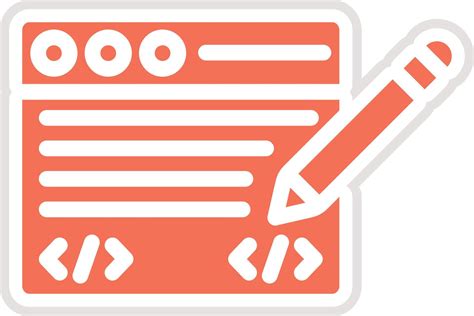 Edit Code Icon Design Illustration 50451630 Vector Art At Vecteezy