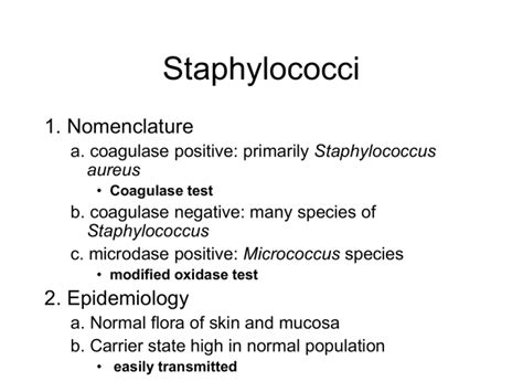 Staphylococci And Streptococci Microbiology Lecture Notes
