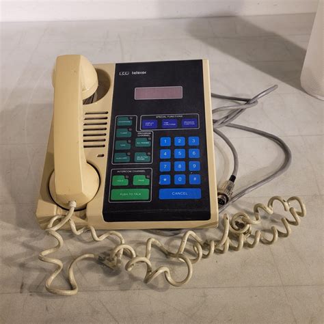 Telecor Mcc 3 Vintage Administrators Console Pa System Intercom Phone
